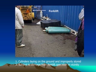 Compressed Cylinder Safety powerpoint presentation for training | PPT