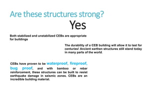 Green building material - Compressed earth block | PPTX