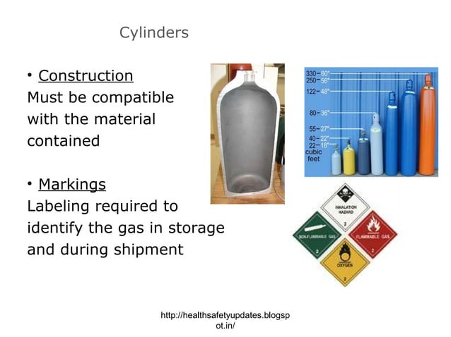 Compressed gas safety | PPT | Chemistry | Science