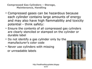 Compressed gas safety | PPT