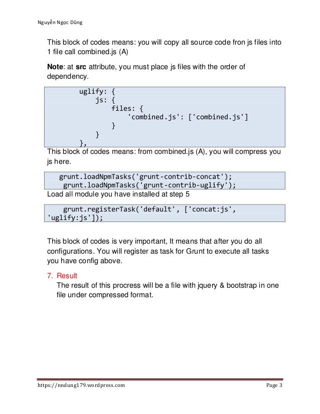 Compressed js with NodeJS & GruntJS Compressed js with NodeJS & GruntJS