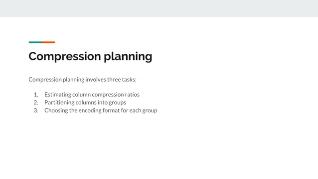 Compressed linear algebra for large scale machine learning | PPT