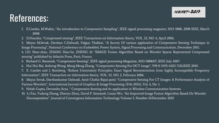 Compressed sensing applications in image processing & communication (1) | PPTX