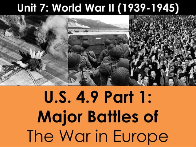 Unit 7: World War II PowerPoint [Part 2] | PPTX