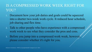 Compressed workweek | PPTX