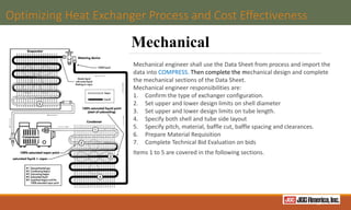 Compress heat exchanger design w notes | PPTX