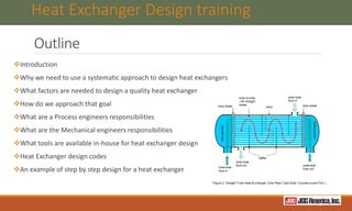 Compress heat exchanger design w notes | PPTX