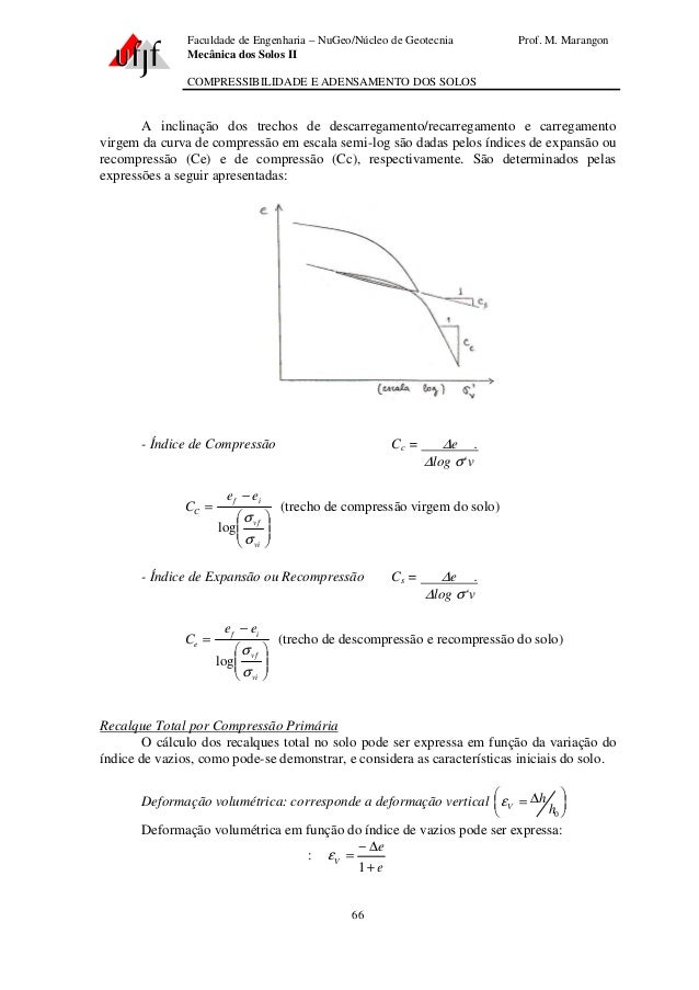 Compressibilidade e adensamento