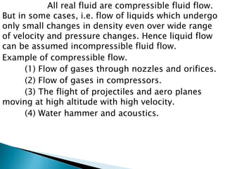Compressible Fluid | PPTX