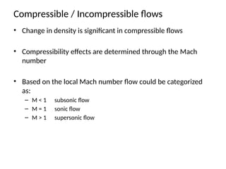 compressible flows, Supersonic and hypersonic h | PPTX