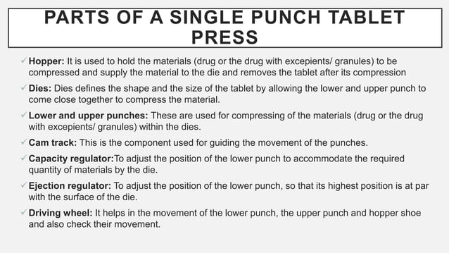 TABLET COMPRESSION | PPTX | Pharmaceutical Drugs | Medical Health