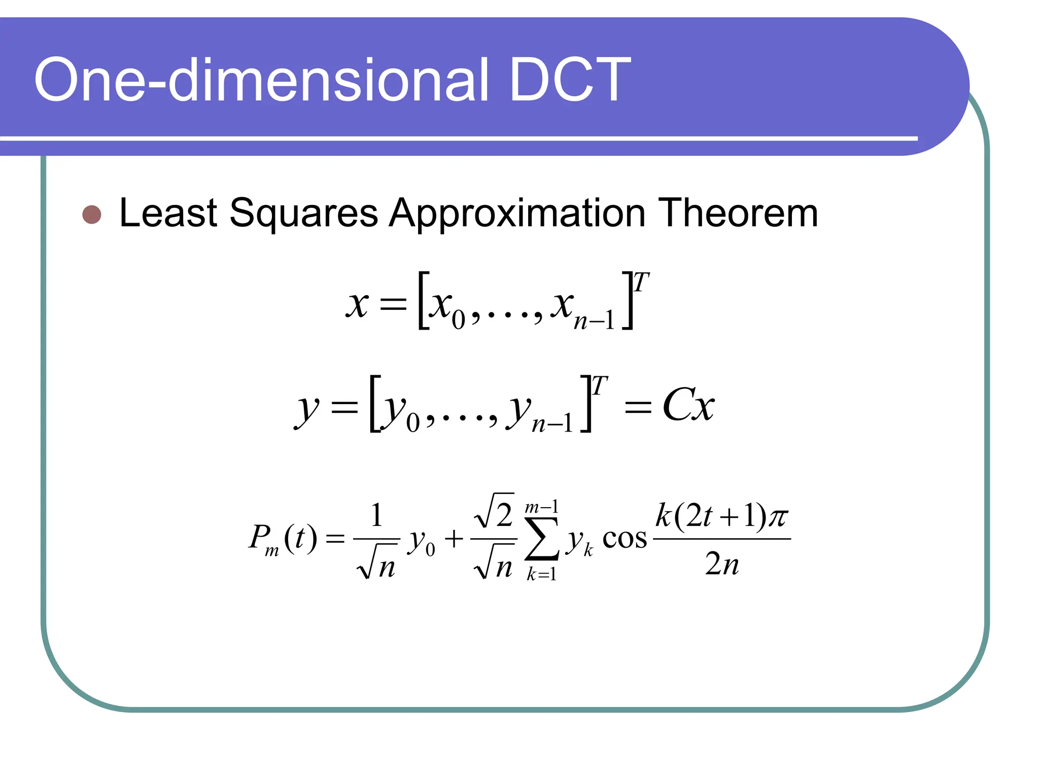 Discrete cosine Transform and Digital Image compression.ppt