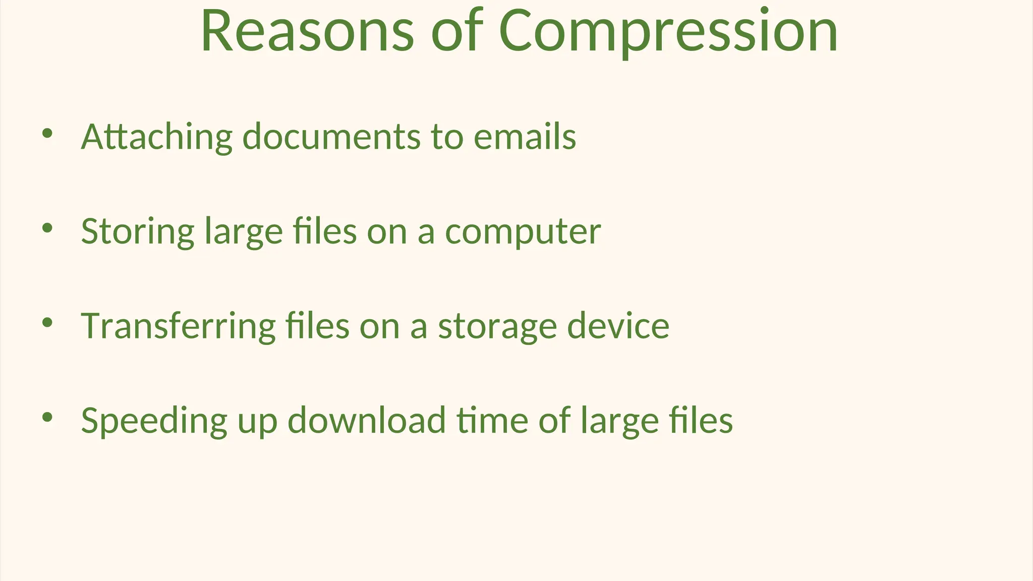 CompressionReasons of Compression Image Compression Settings .ppt