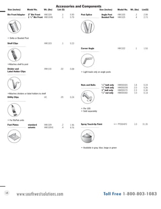 Compression Clip Shelving Industrial Shelves | PDF