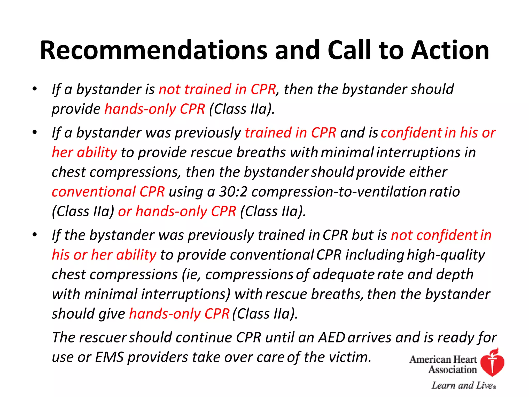 Compression only CPR | PPT