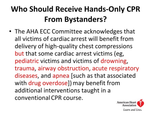 Compression only CPR | PPT | First Aid | Injuries