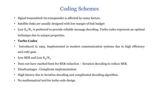 Compression and Coding schemes Sat Communication | PPTX