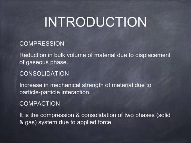 Compression and Compaction | PPTX