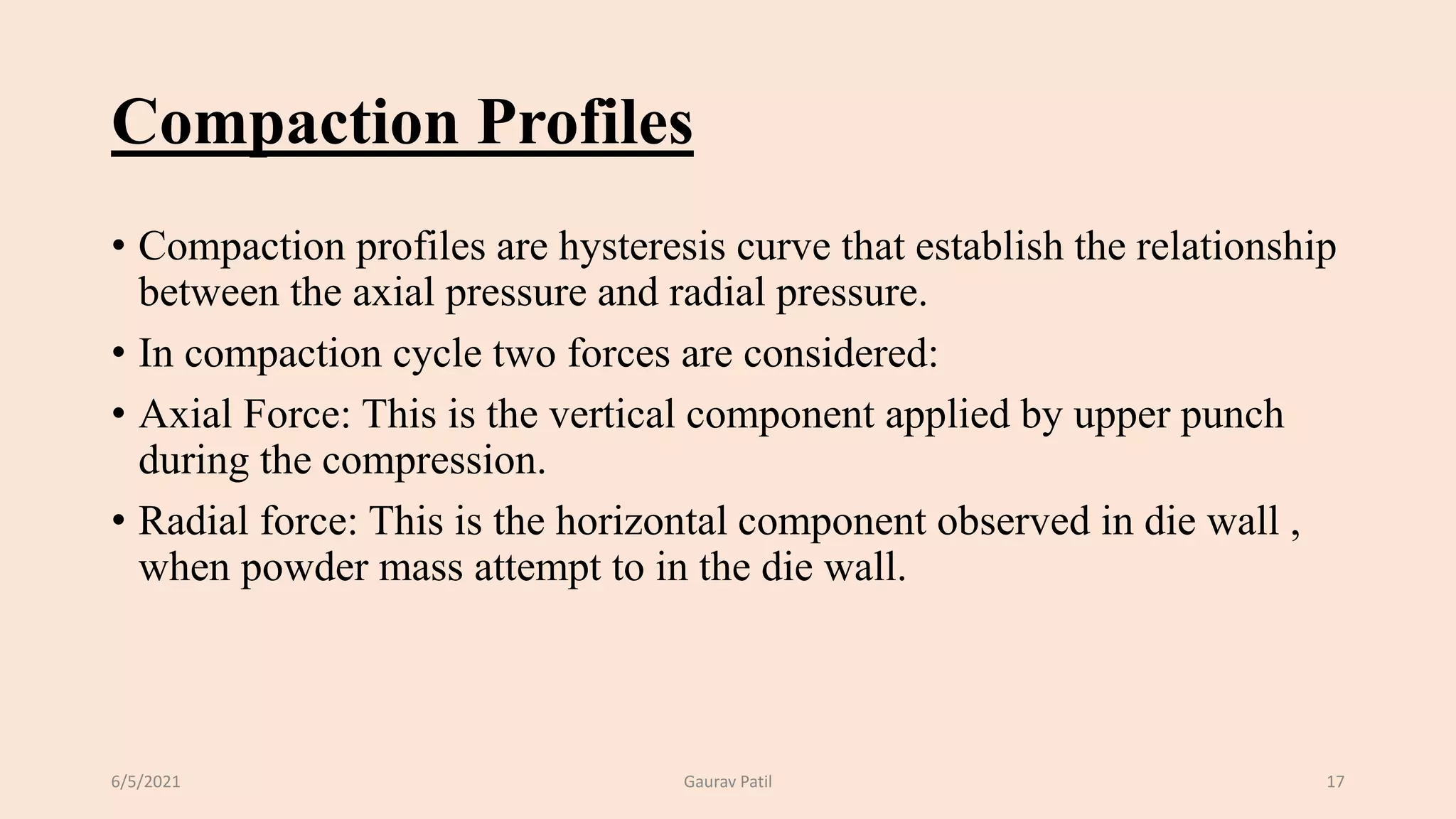 Compression and Compaction | PPTX