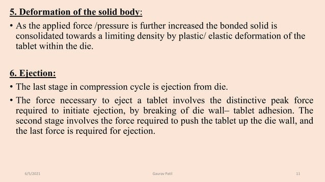 Compression and Compaction | PPTX | Chemistry | Science