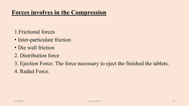 Compression and Compaction | PPTX | Chemistry | Science