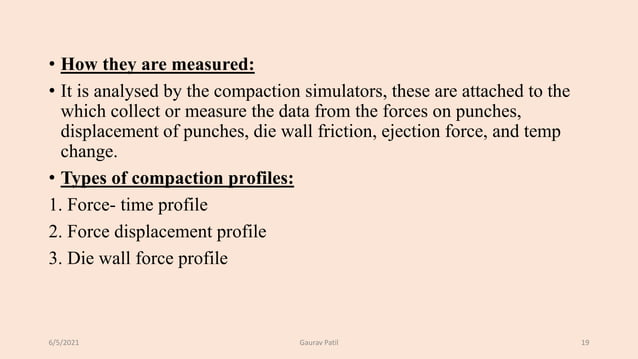Compression and Compaction | PPTX | Chemistry | Science