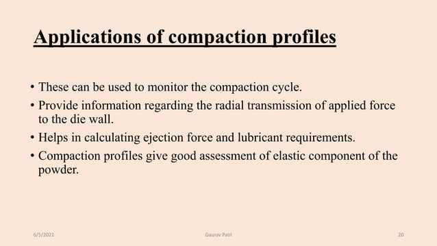Compression and Compaction | PPTX | Chemistry | Science