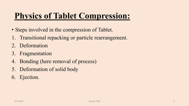 Compression and Compaction | PPTX | Chemistry | Science