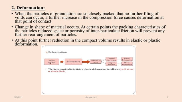 Compression and Compaction | PPTX | Chemistry | Science