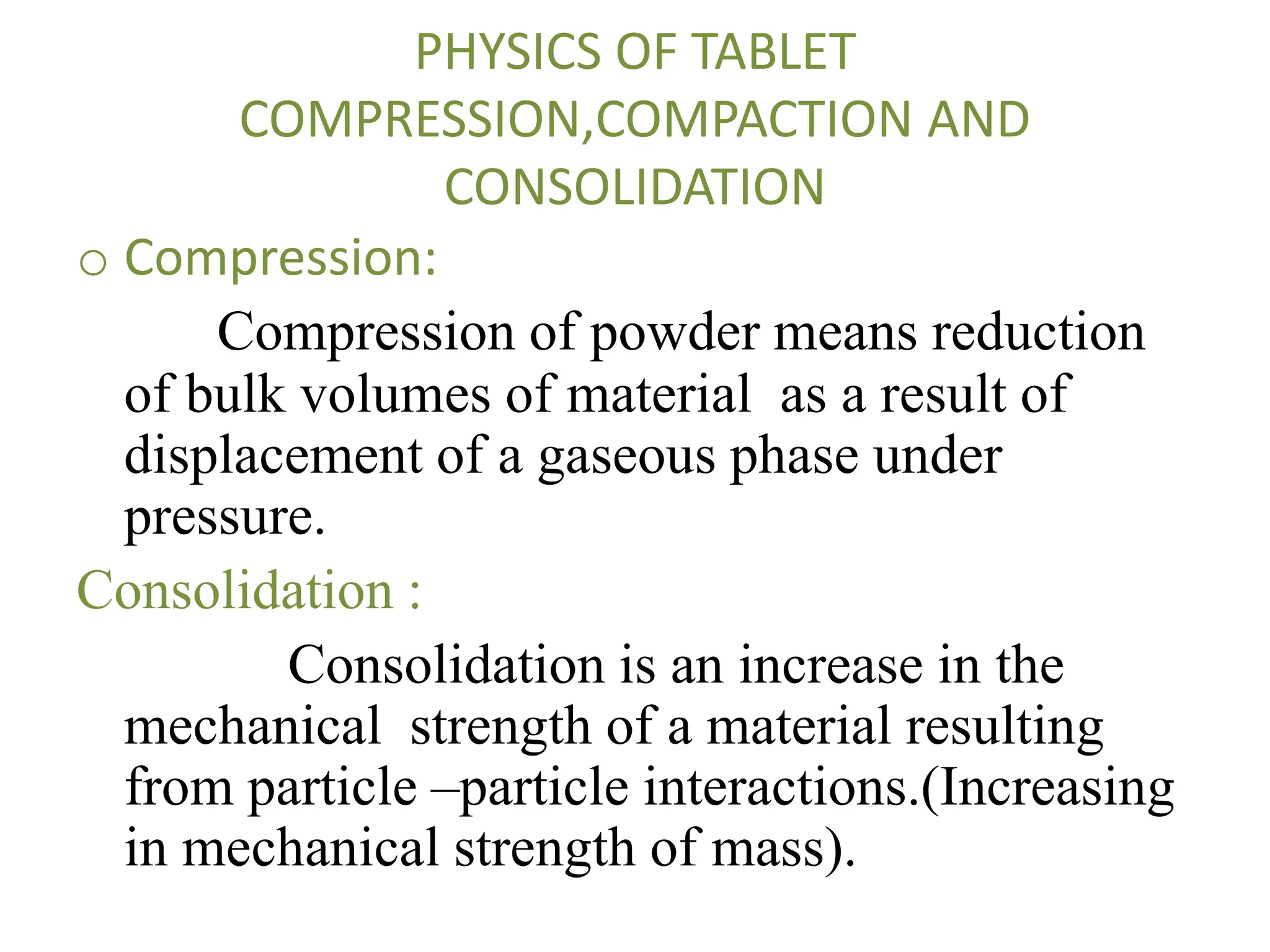 COMPRESSION AND COMPACTION, introduction, principle | PPTX