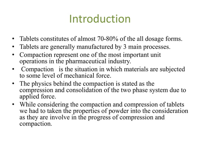 COMPRESSION AND COMPACTION, introduction, principle | PPTX | Physics ...