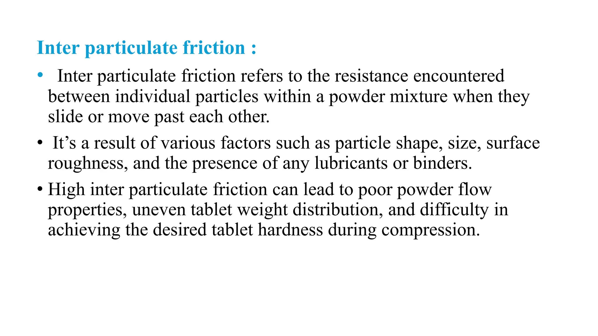 compression and compaction , physics of tablet compression | PPTX