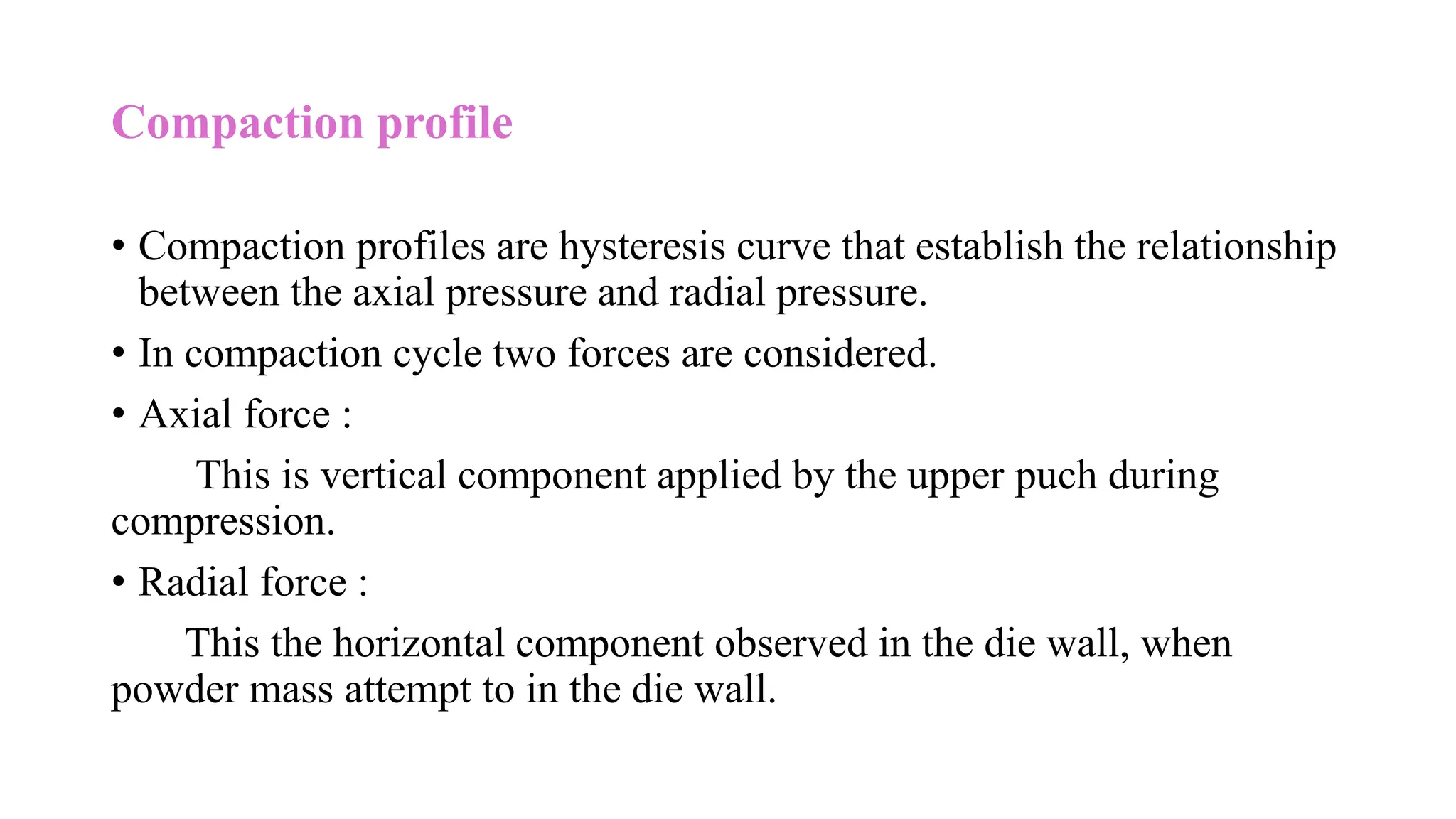 compression and compaction , physics of tablet compression | PPTX