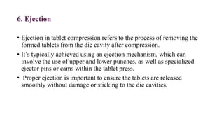 compression and compaction , physics of tablet compression | PPTX