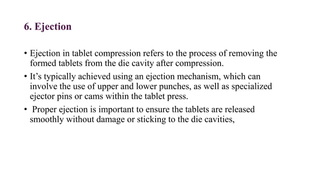 compression and compaction , physics of tablet compression | PPTX ...