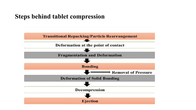 Compression And Compaction Physics Of Tablet Compression Pptx Chemistry Science