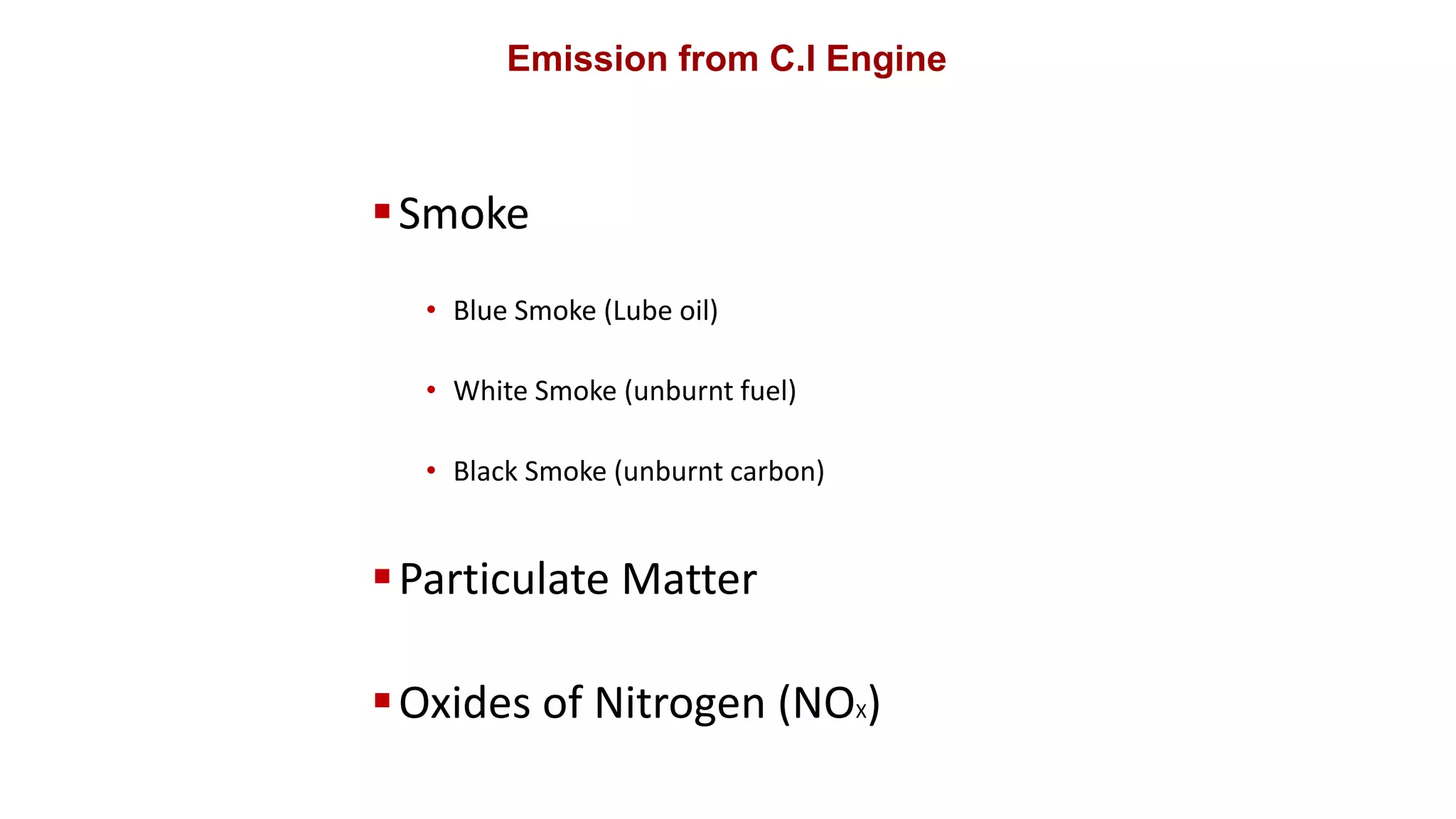 Fundamentals Of Compression Ignition Engine Ppt
