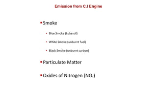 Fundamentals of Compression Ignition Engine | PPTX
