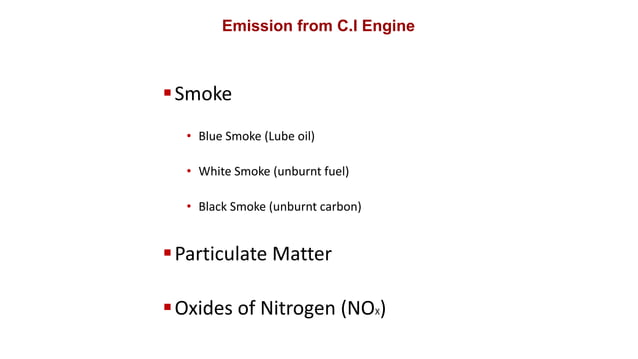 Fundamentals of Compression Ignition Engine | PPT