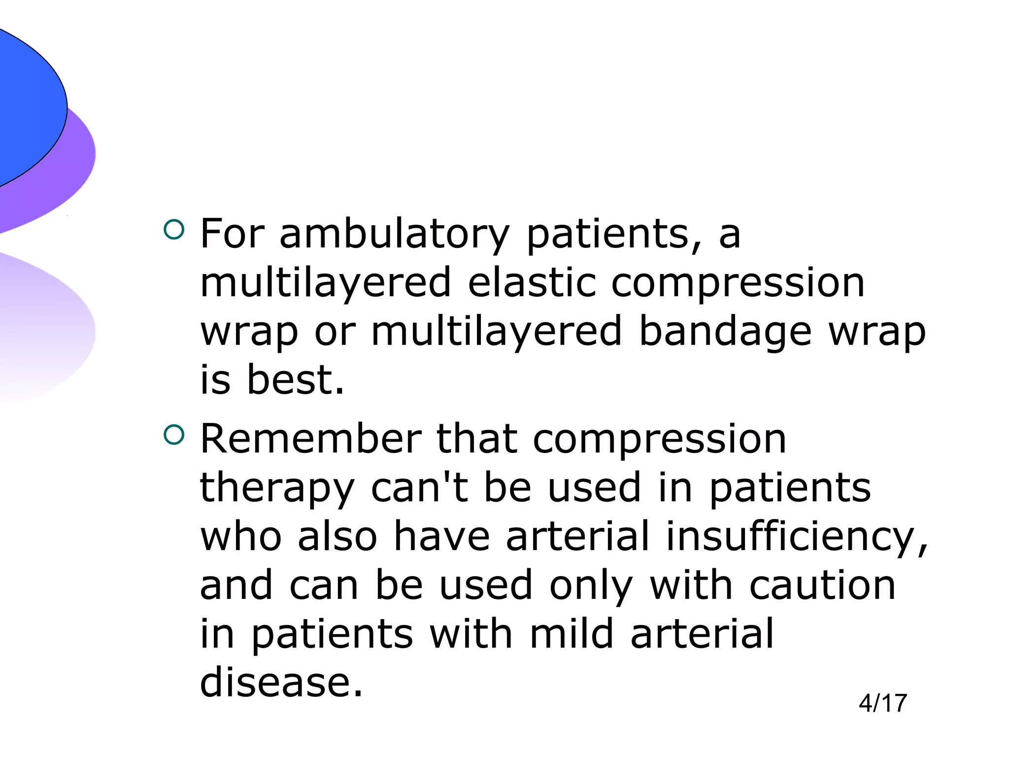 Compression & Leg Ulcers from www.maximedtherapy.com | First Aid | Injuries