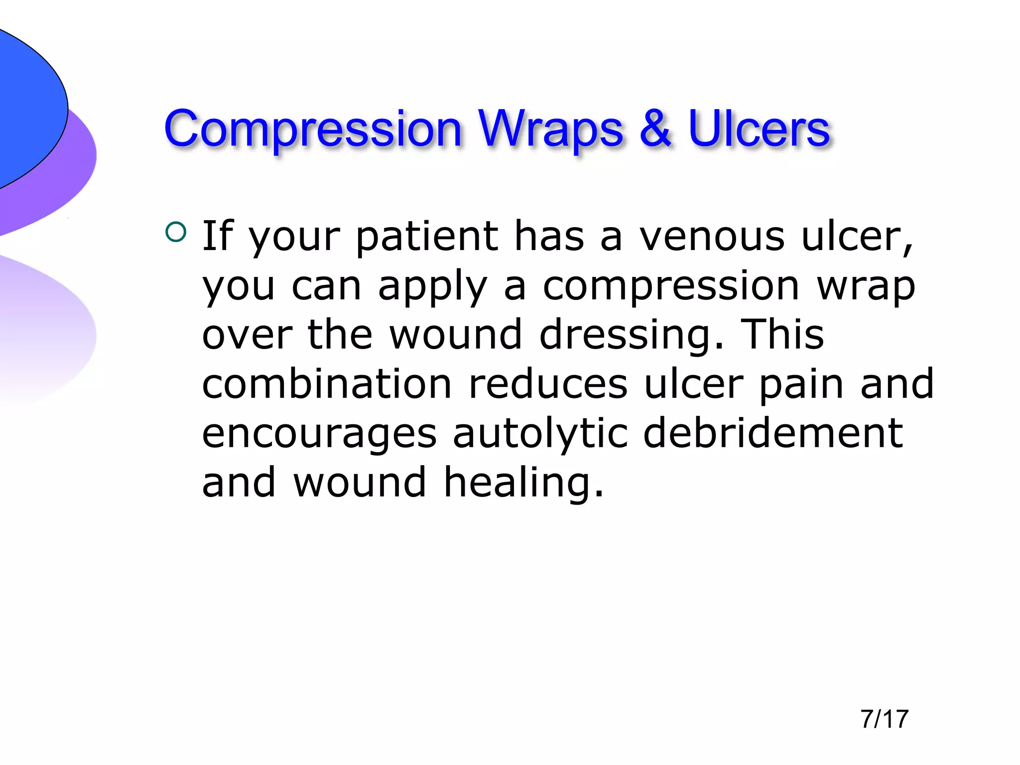 Compression & Leg Ulcers from www.maximedtherapy.com | First Aid | Injuries