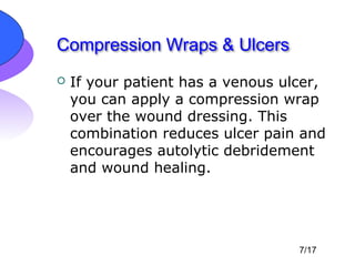 Compression & Leg Ulcers from www.maximedtherapy.com | First Aid | Injuries