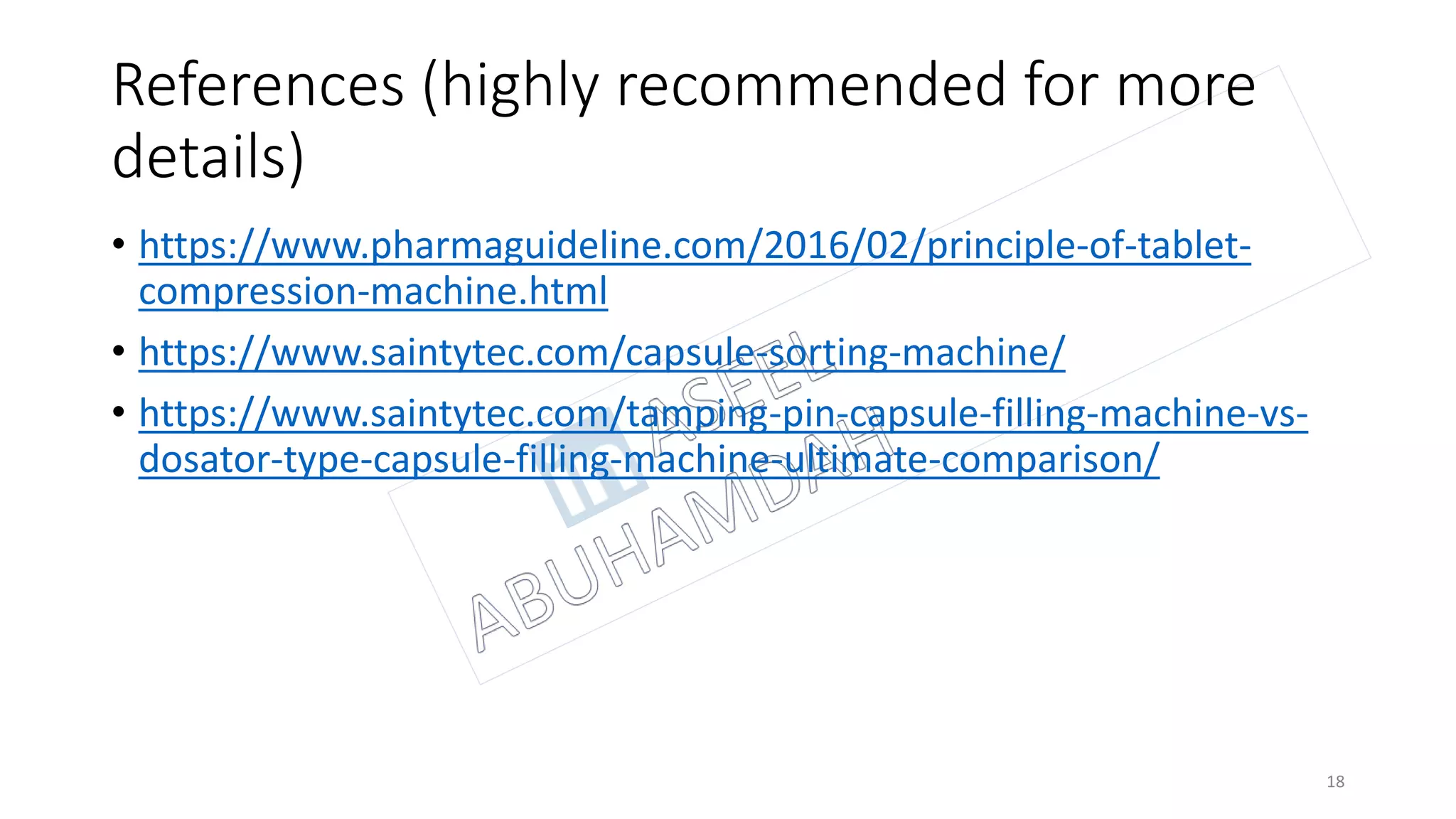 Tableting/Capsule Filling Mechanisms in Pharmaceutical Industries | PPTX | Physics | Science