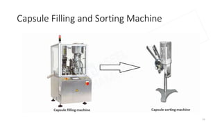Tableting/Capsule Filling Mechanisms in Pharmaceutical Industries | PPTX | Physics | Science