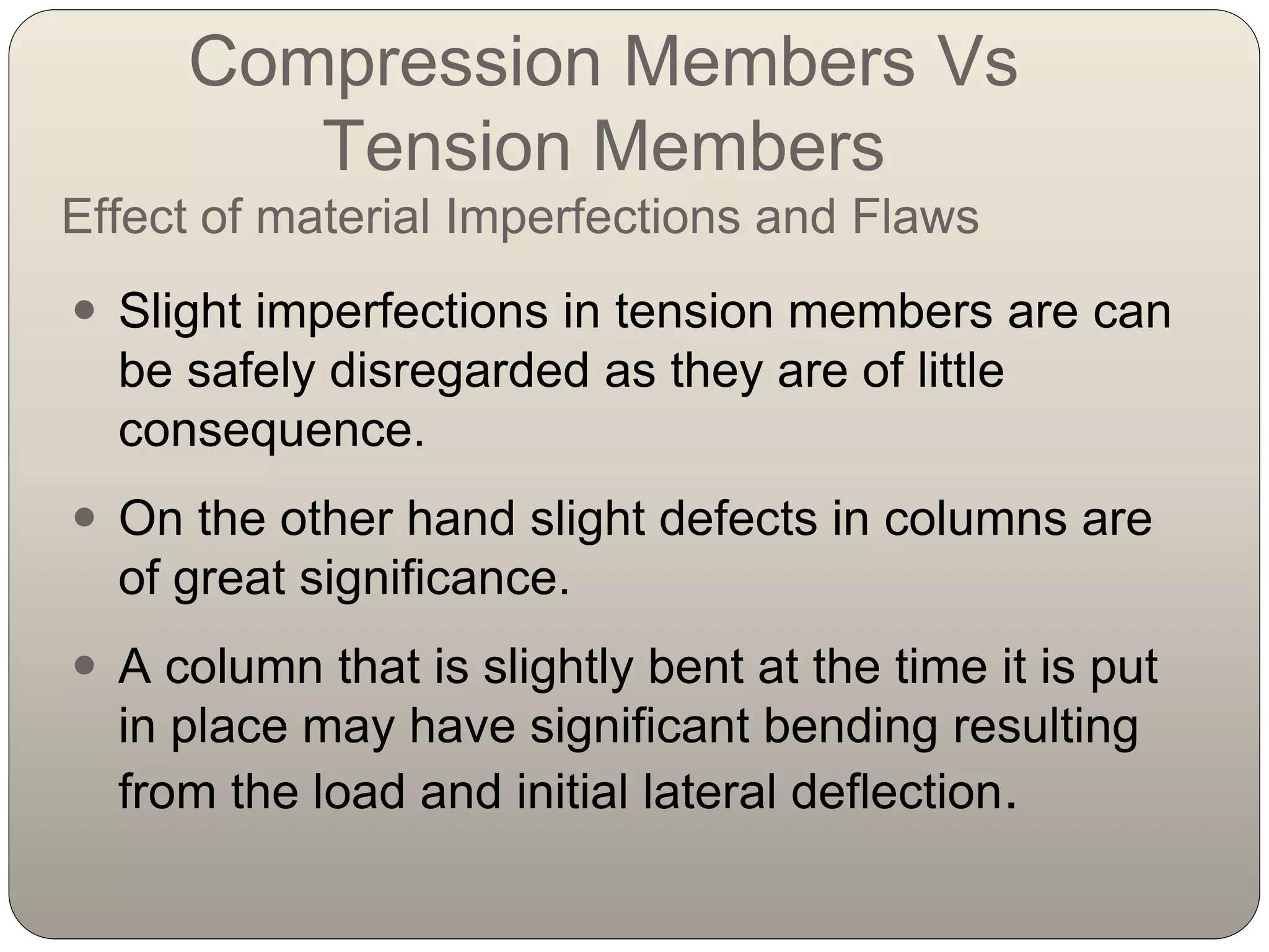 Compression member | PPTX