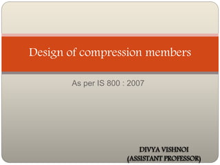 Compression member | PPTX