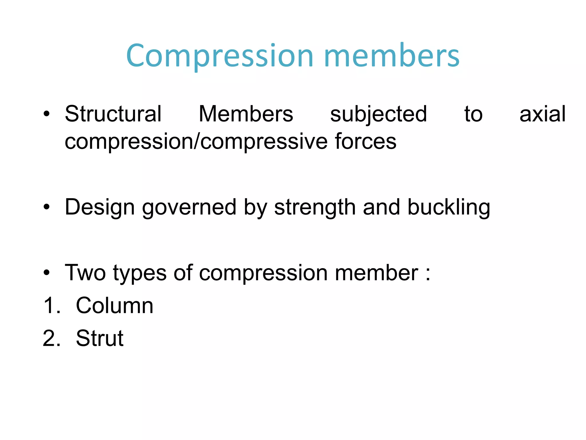 Compression member | PPTX