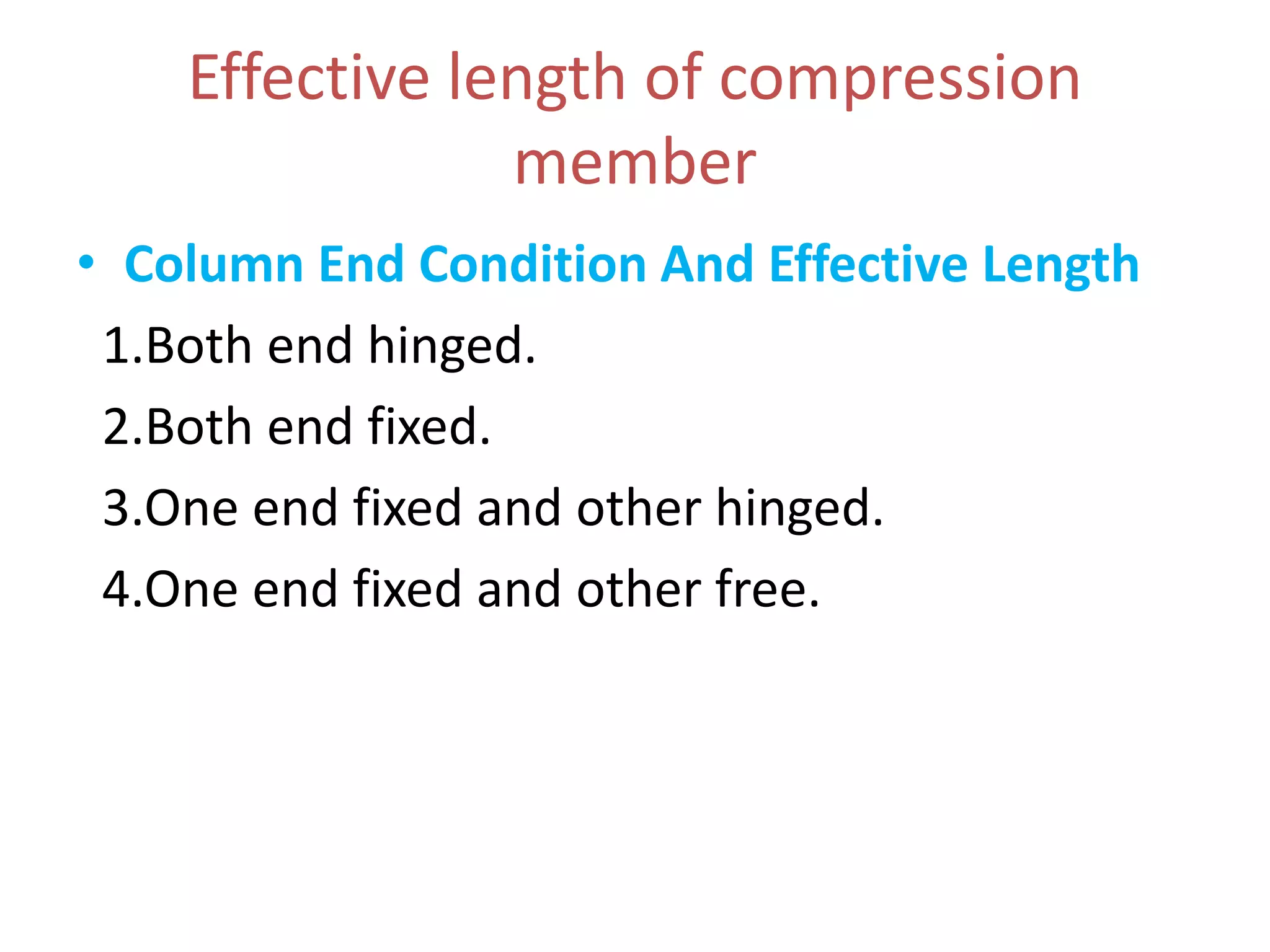 Compression member | PPTX