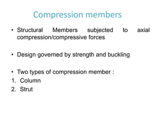 Compression member | PPTX