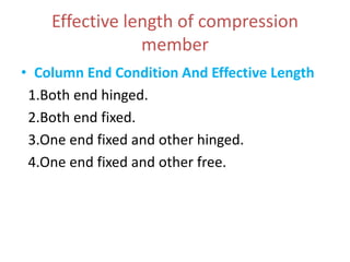 Compression member | PPTX